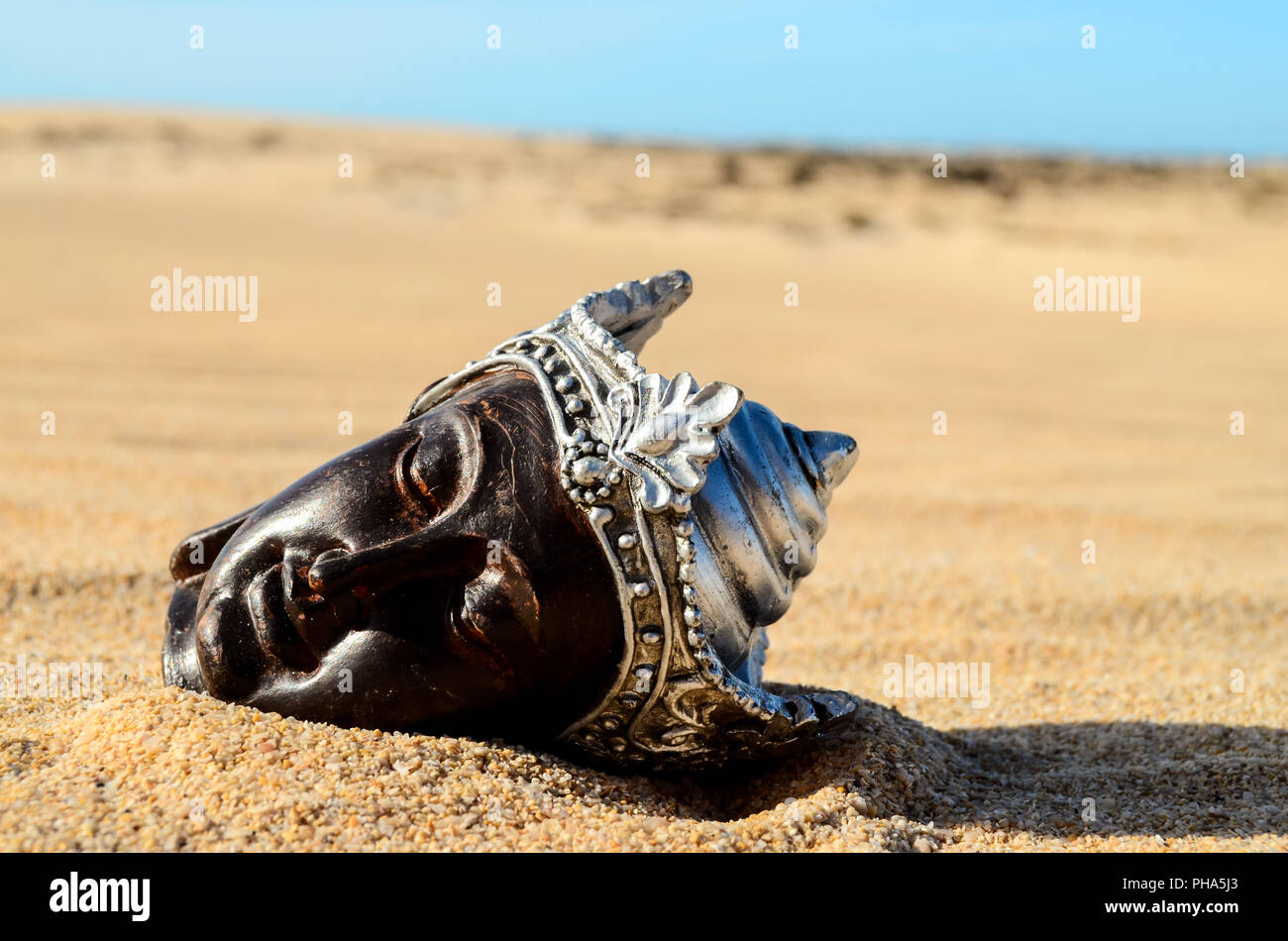 Object in the Dry Desert Stock Photo - Alamy