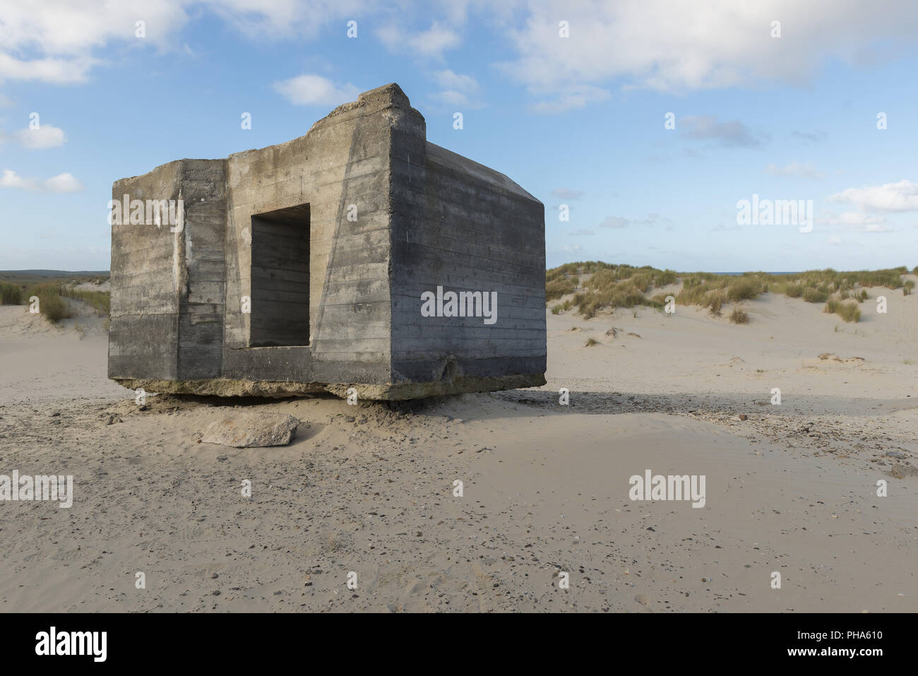 Old German bunker Stock Photo - Alamy