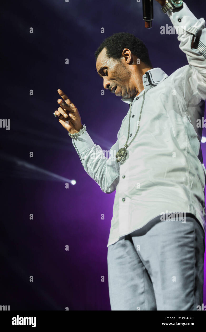 Pictures of Reggae singer Sanchez, at the O2 Brixton Academy,London ...