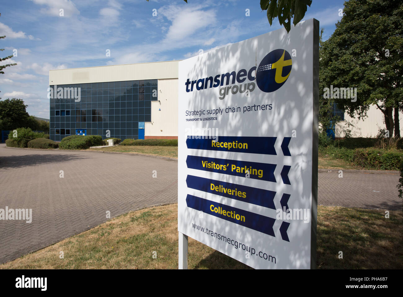Transmec Group premises, Worcester Stock Photo - Alamy
