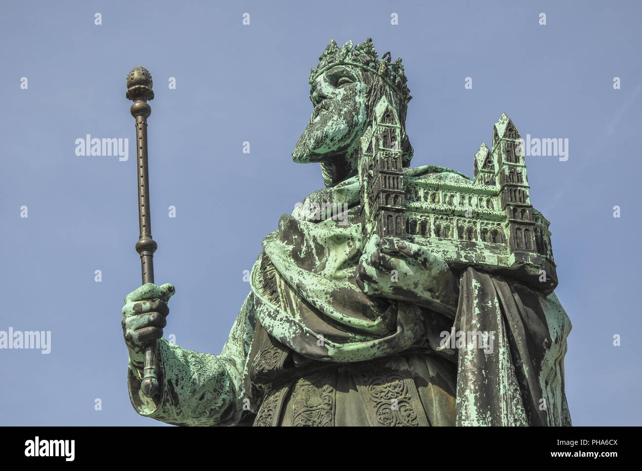 Statue of Henry the Second in Bamberg, Germany Stock Photo - Alamy