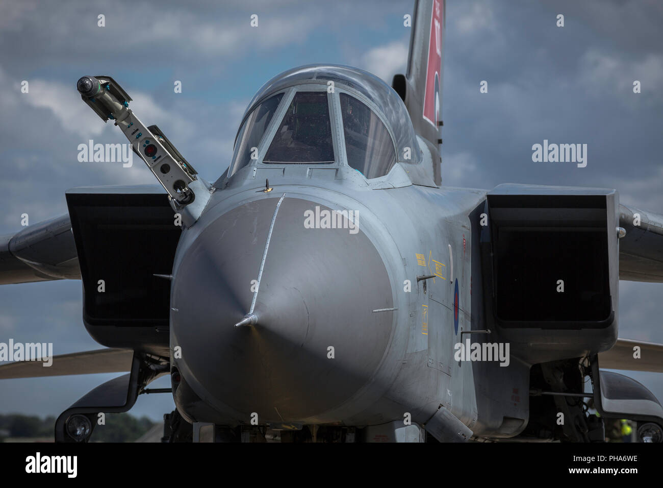 RAF Tornado GR4 with refuelling probe extended at RAF Marham Stock ...