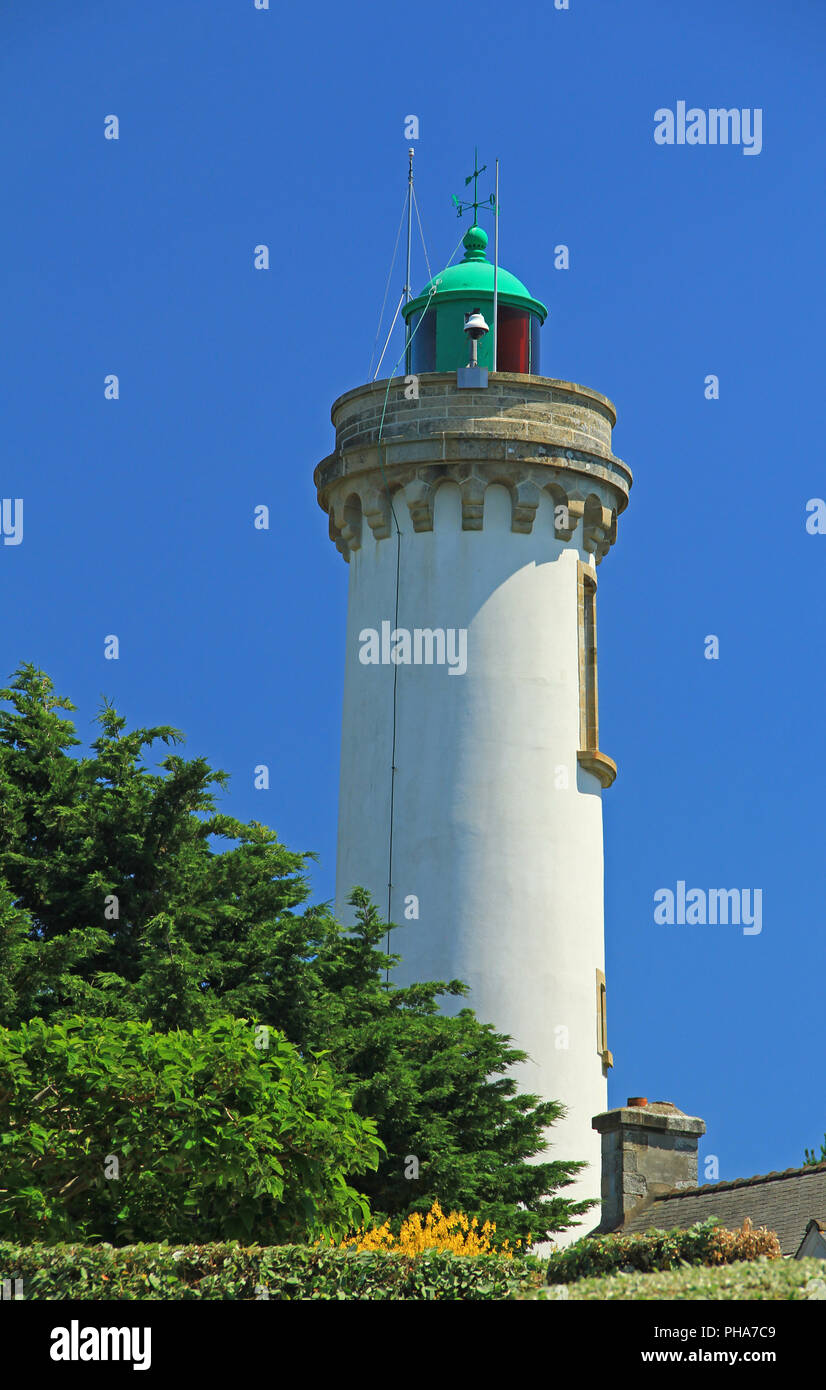 Lighthouse in Brittany Stock Photo - Alamy