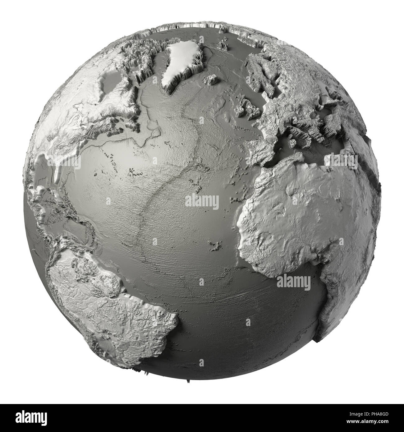 Atlantic ocean map Cut Out Stock Images & Pictures - Alamy