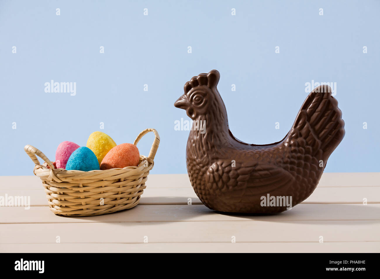 Easter table eggs over hi-res stock photography and images - Alamy