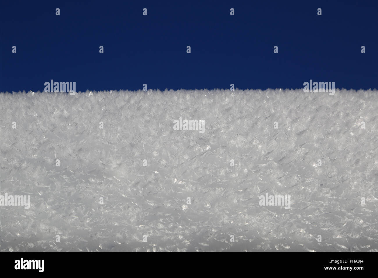 Ice crystals and blue sky Stock Photo - Alamy