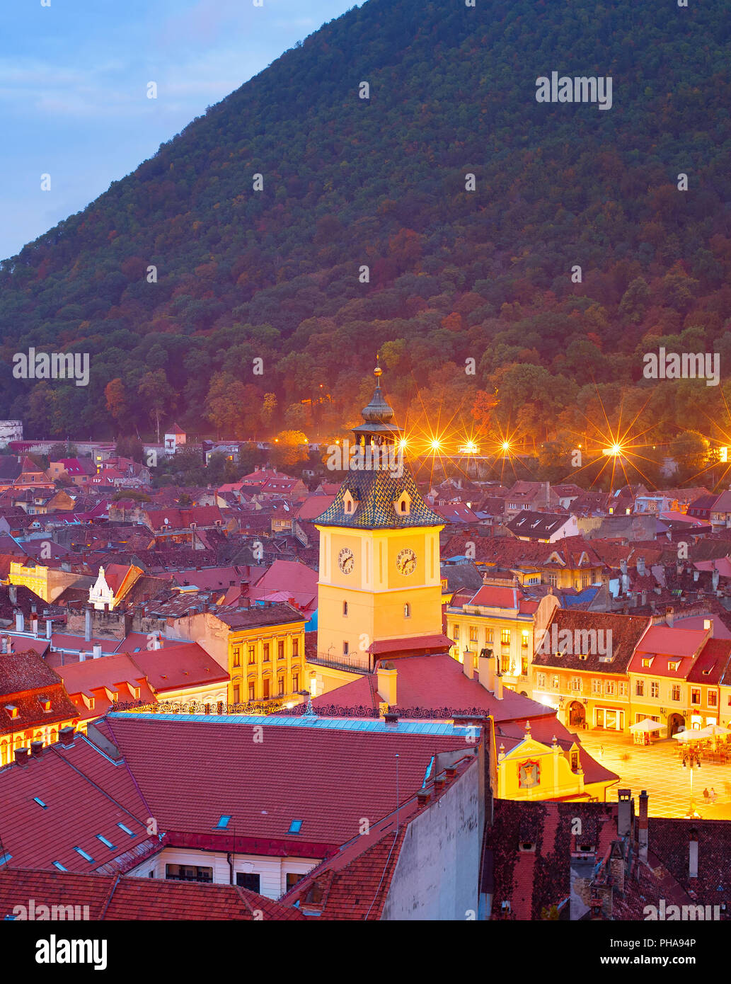 Brasov Old Town, Romania Stock Photo - Alamy