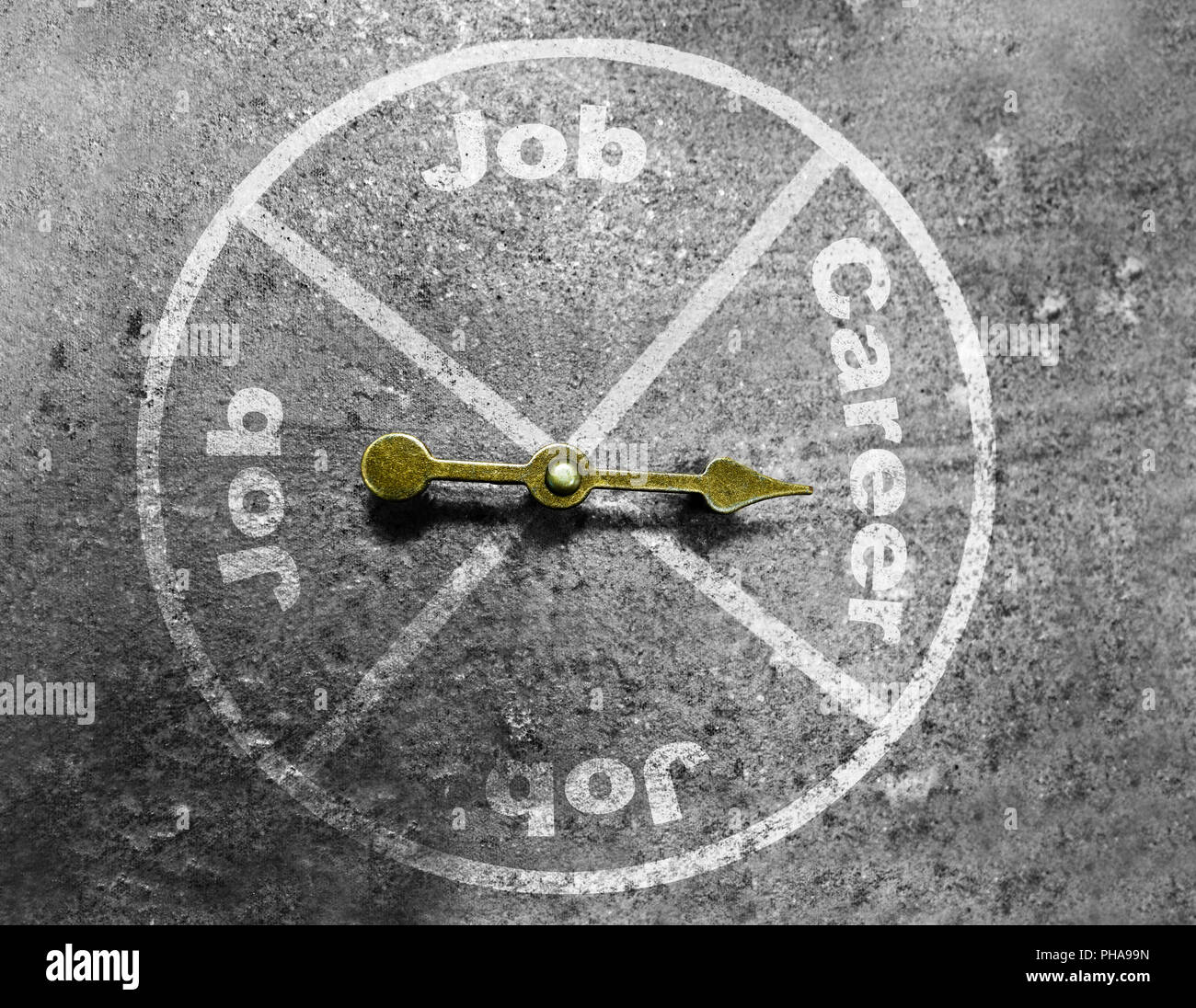 Career arrow circle Stock Photo - Alamy