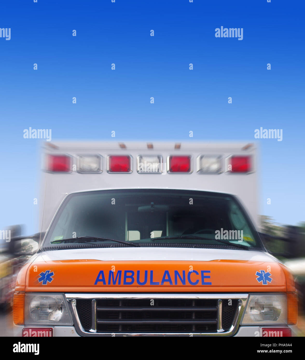 Ambulance front view hi-res stock photography and images - Alamy