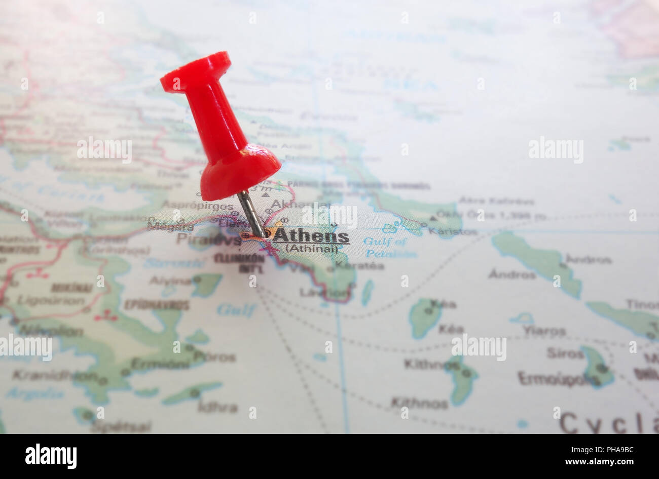 Greece map hi-res stock photography and images - Alamy