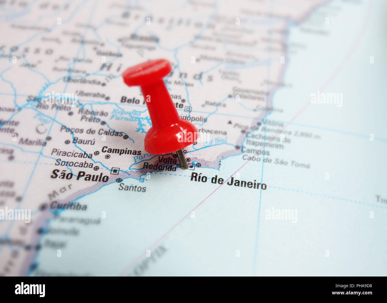 Brazil map tourism hi-res stock photography and images - Alamy