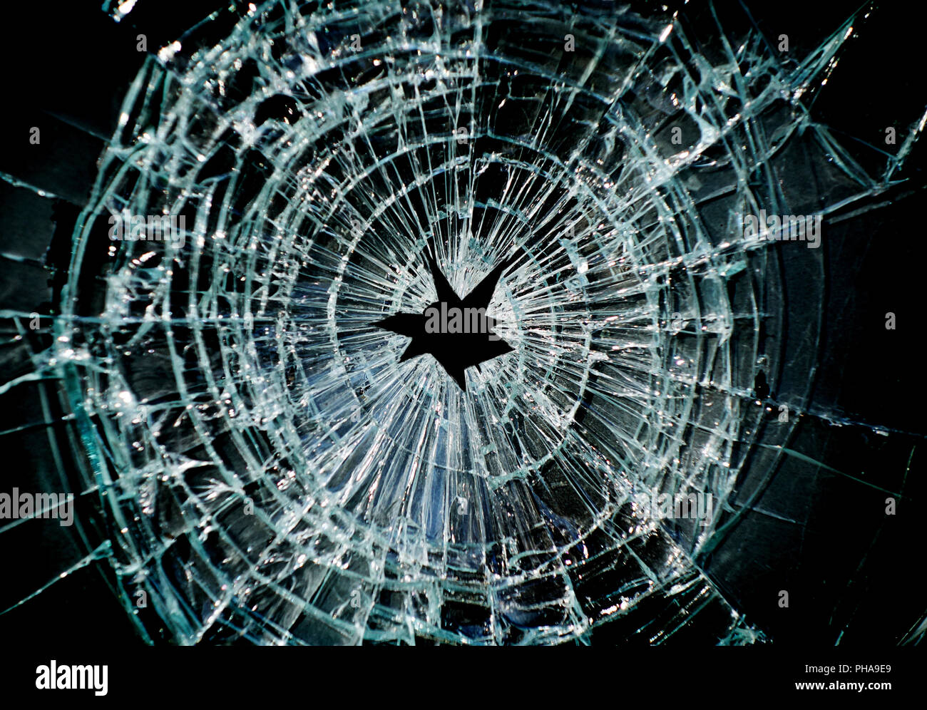 Shatter Window High Resolution Stock Photography and Images - Alamy