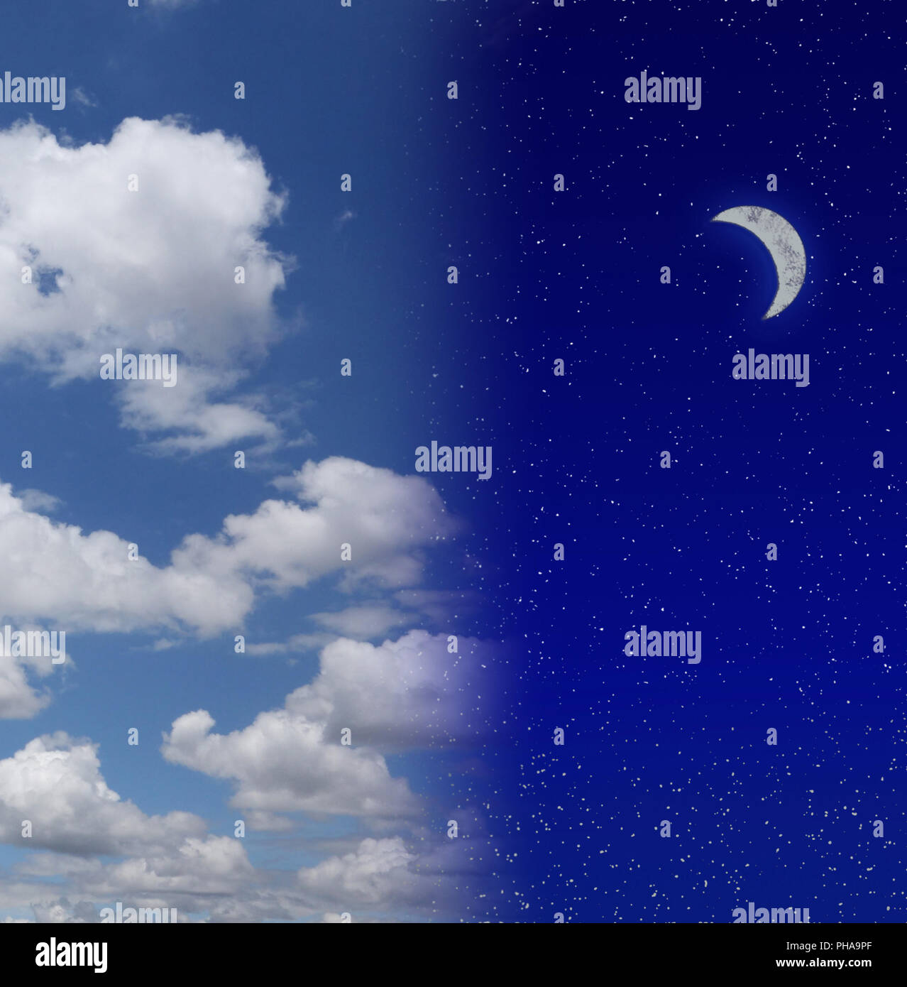 Day to night sky transition hi-res stock photography and images - Alamy