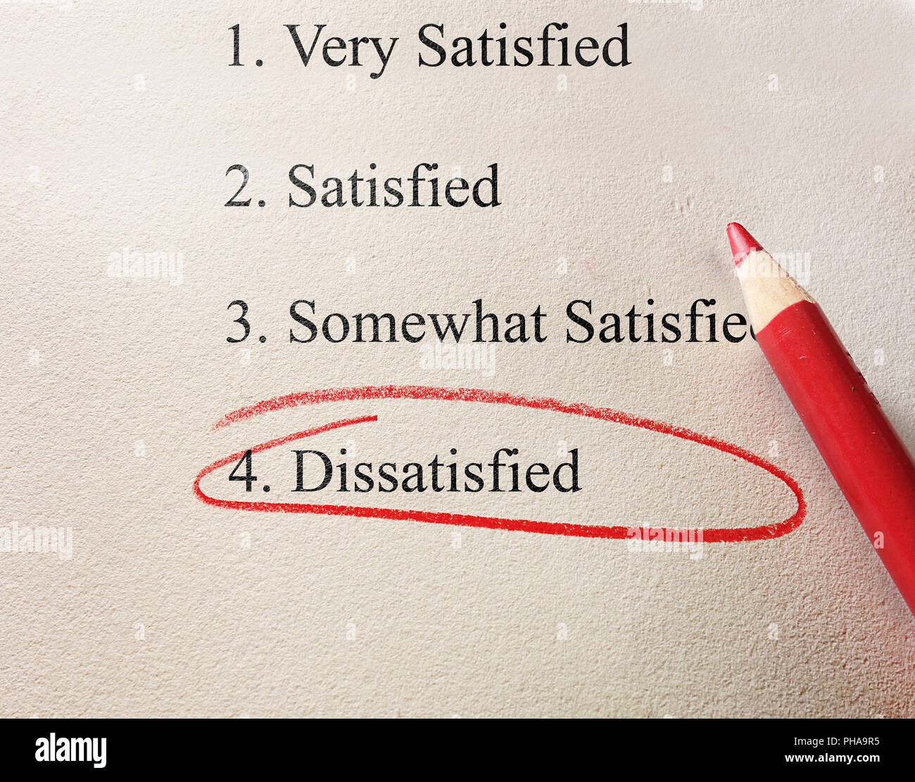 red circle dissatisfied Stock Photo - Alamy