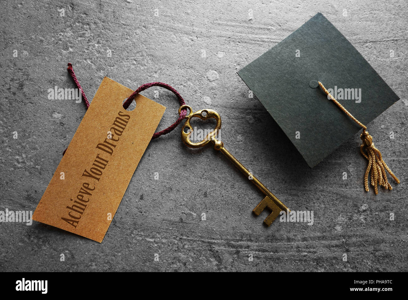 Achieve Your Dreams through education Stock Photo - Alamy