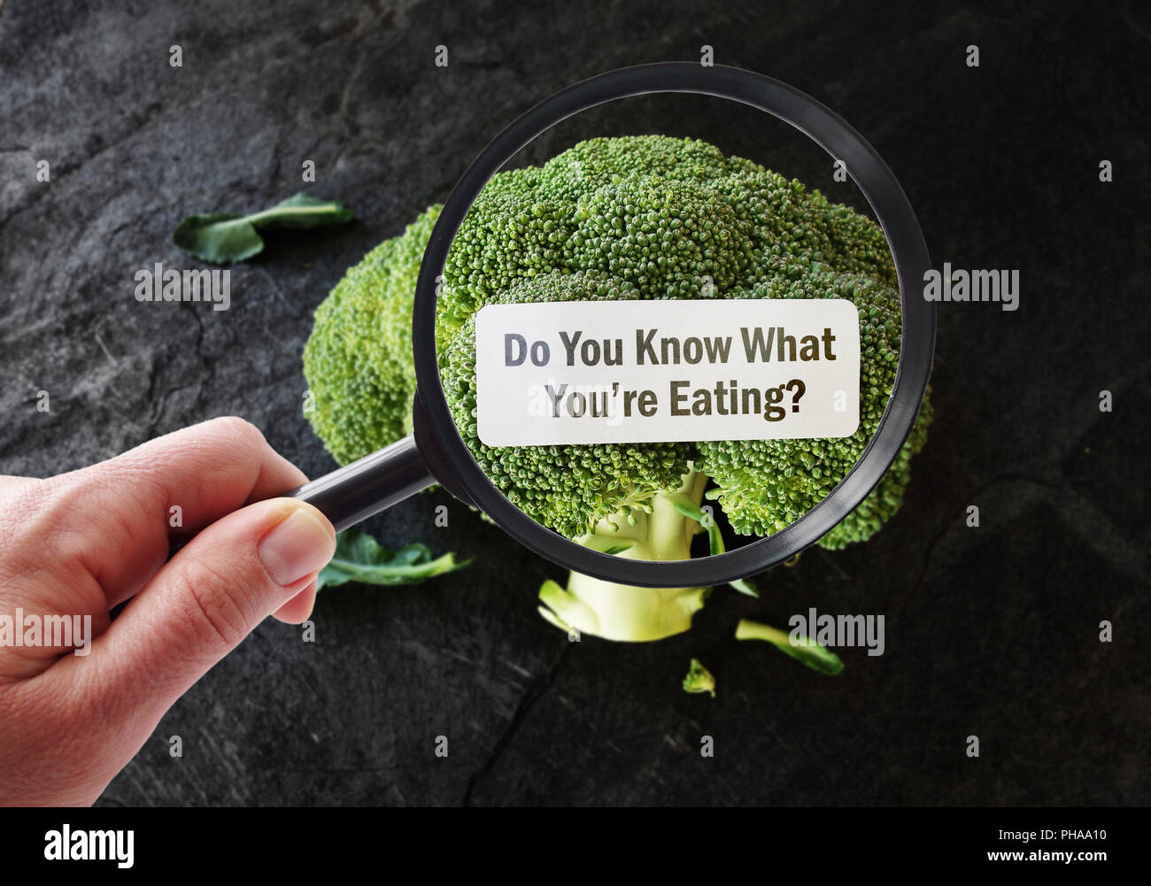 Food magnified hi-res stock photography and images - Alamy