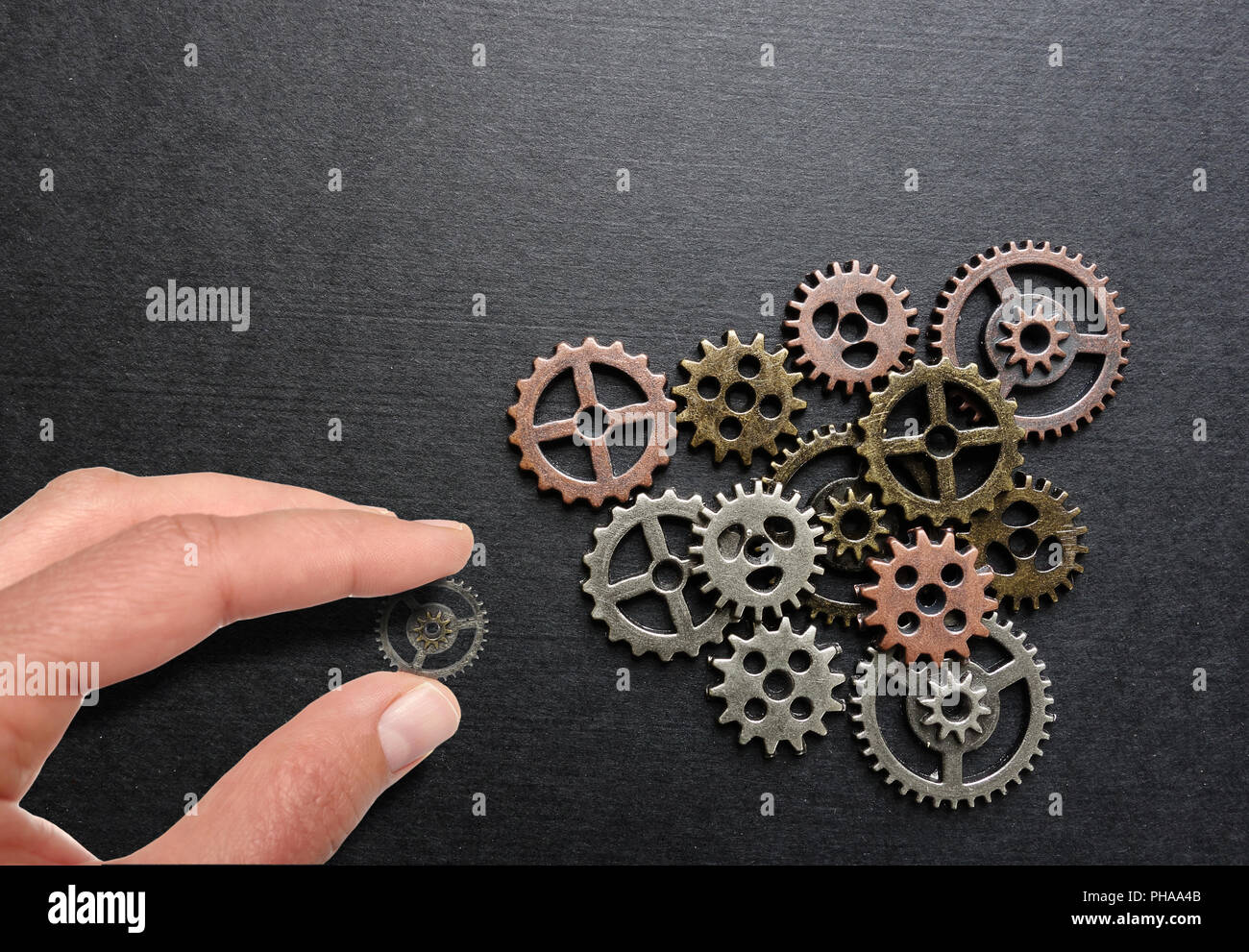 Putting things into place Stock Photo - Alamy