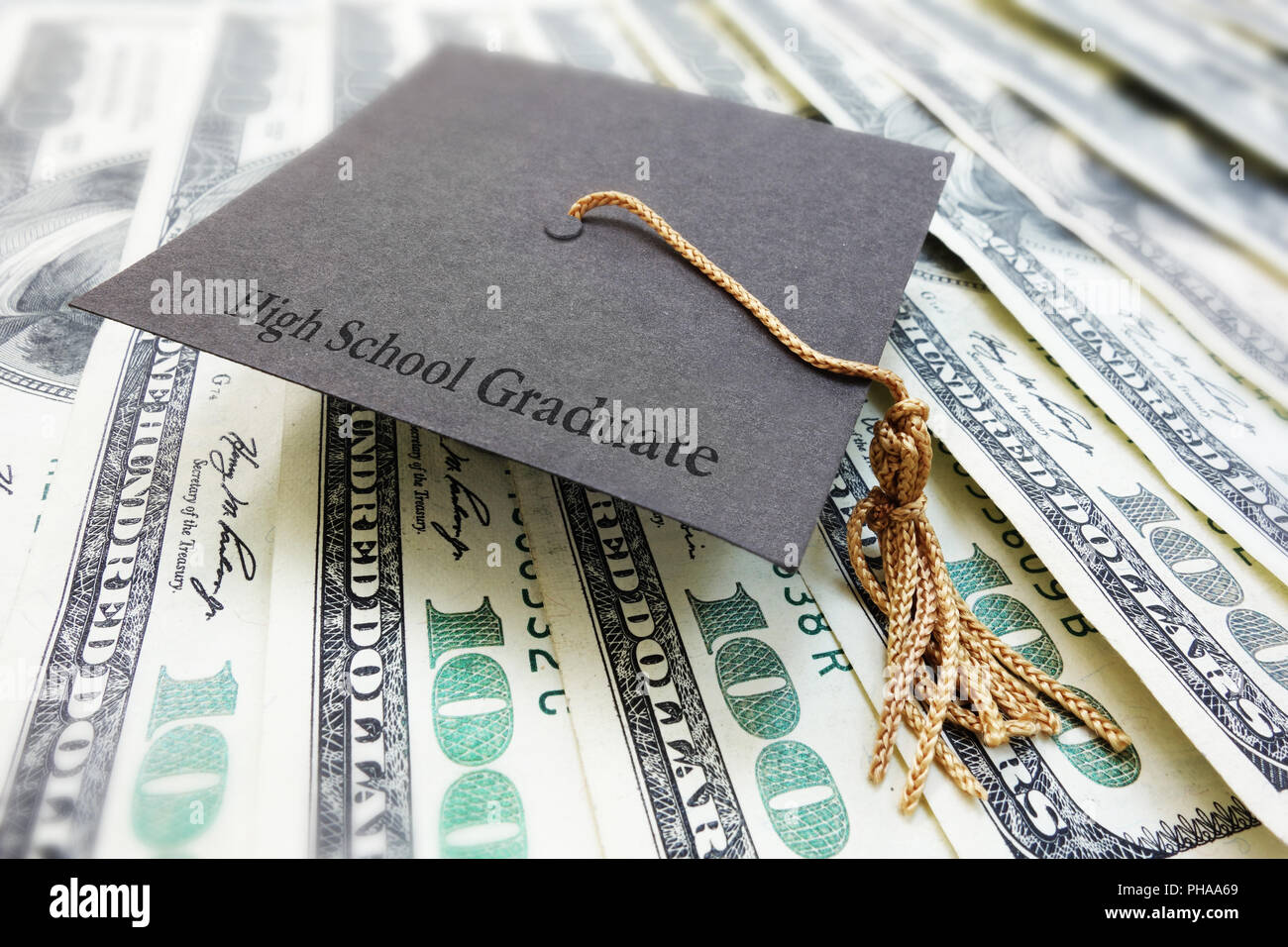 High School Graduate money Stock Photo - Alamy