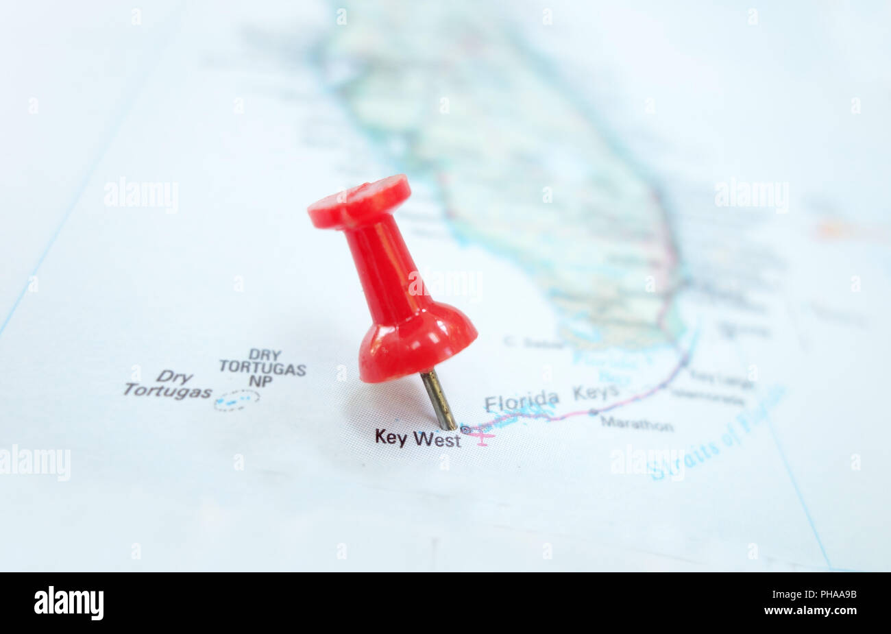Map of key west hi-res stock photography and images - Alamy