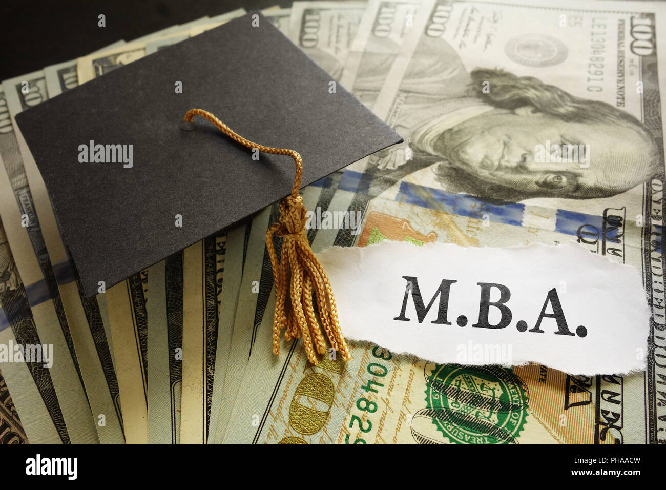 MBA graduate money Stock Photo - Alamy