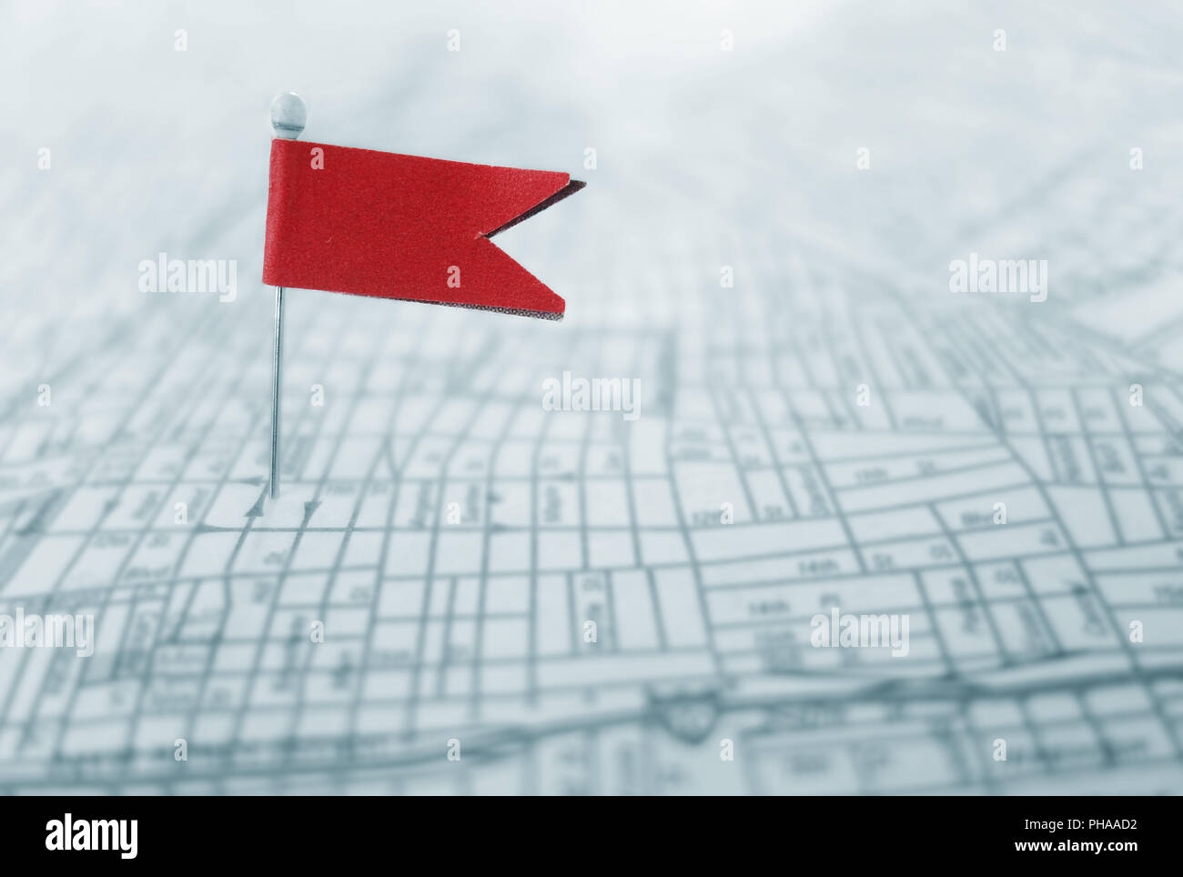 Red locator flad Stock Photo - Alamy