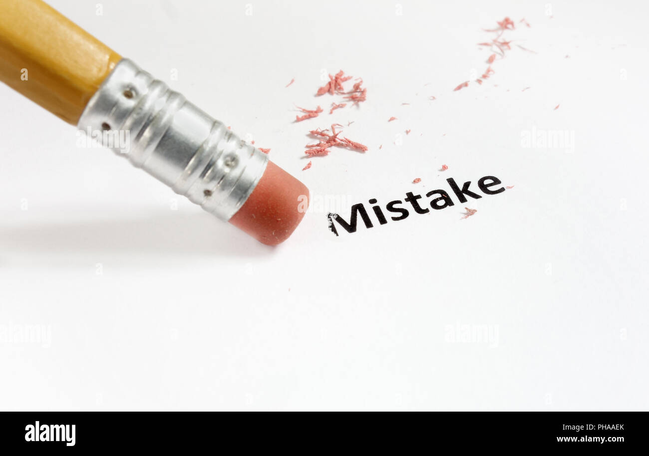 Mistake correction hi-res stock photography and images - Alamy