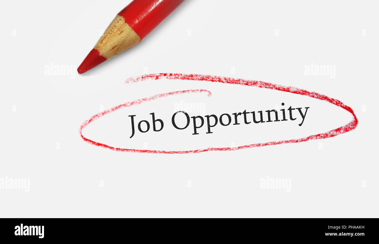 red circle job Stock Photo - Alamy