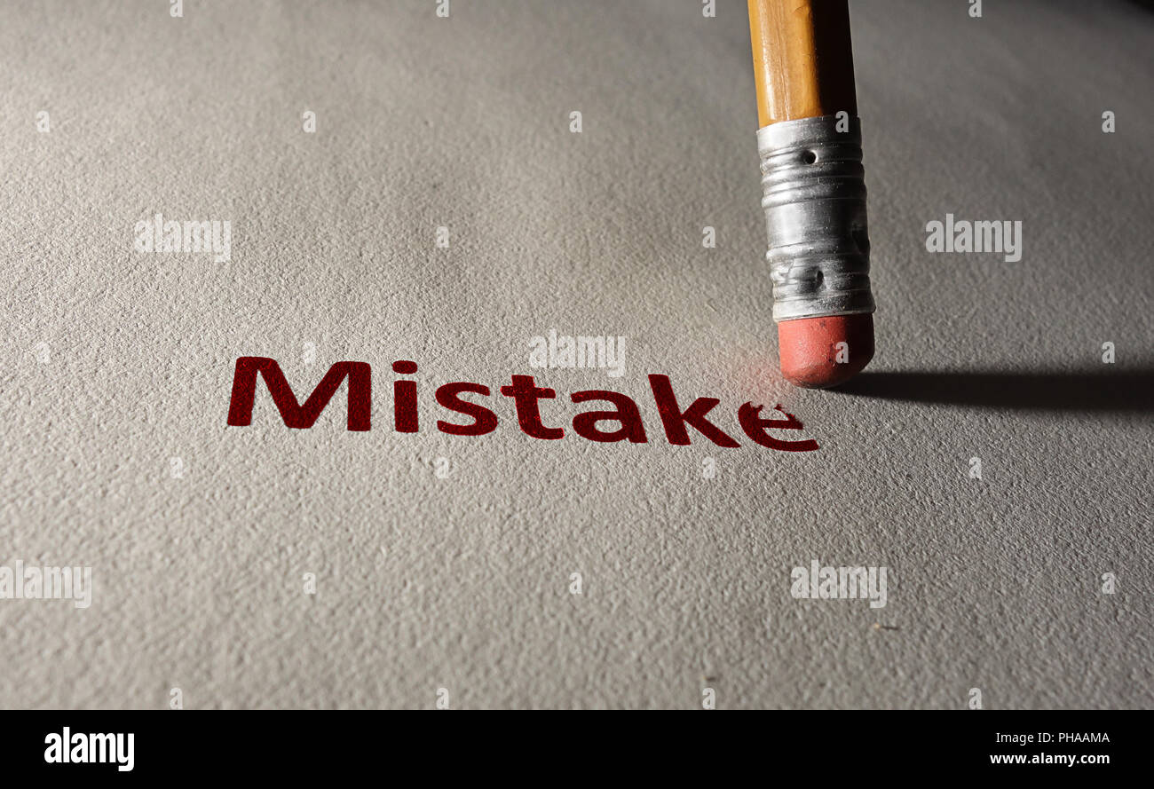 Mistake correction hi-res stock photography and images - Alamy