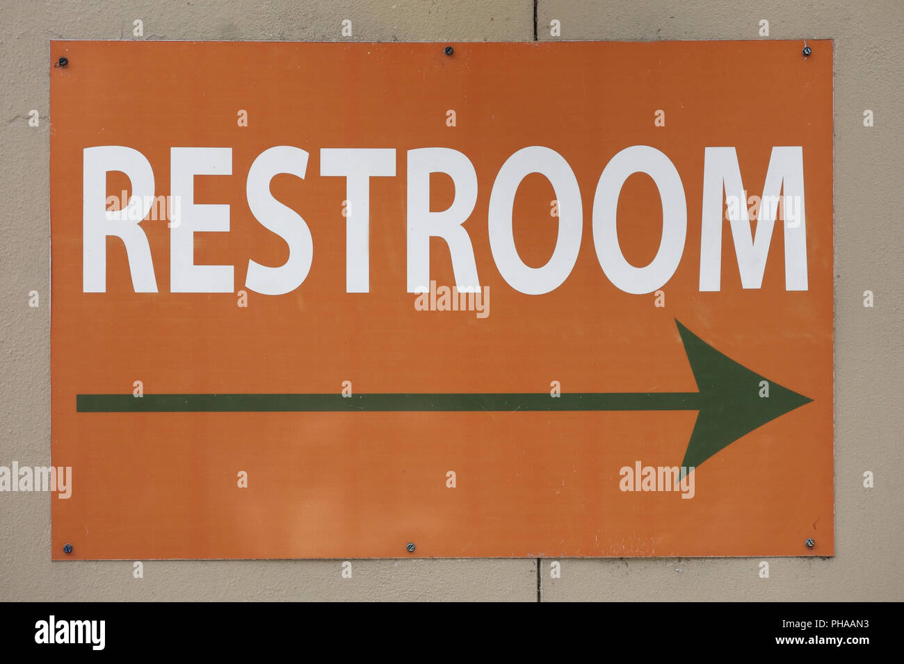 Restroom sign hi-res stock photography and images - Alamy