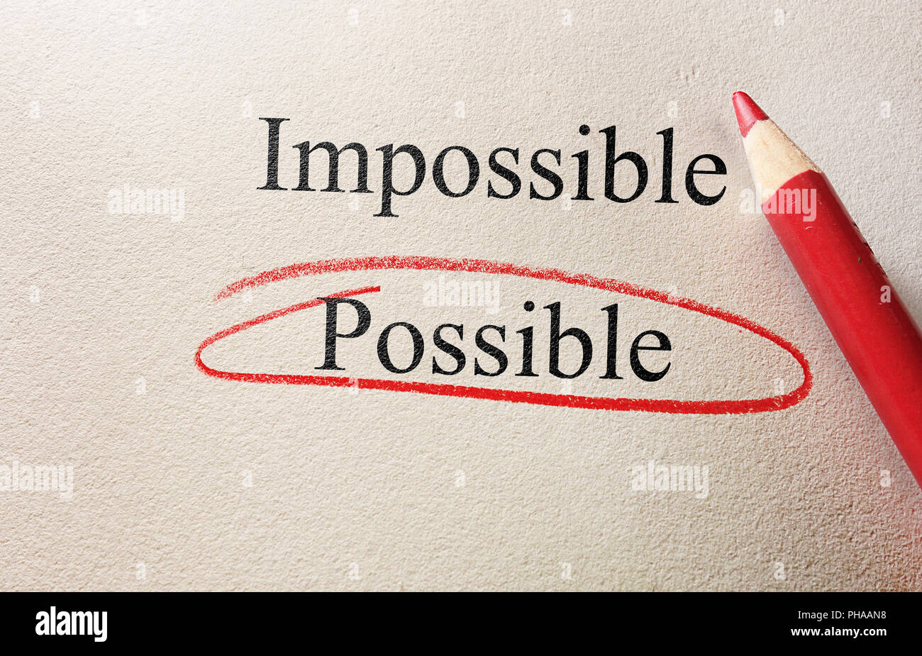 What is possible hi-res stock photography and images - Alamy