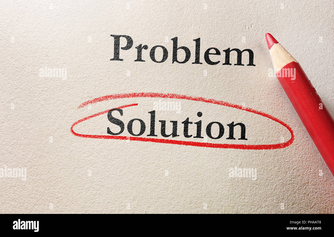 Problem solution hi-res stock photography and images - Alamy