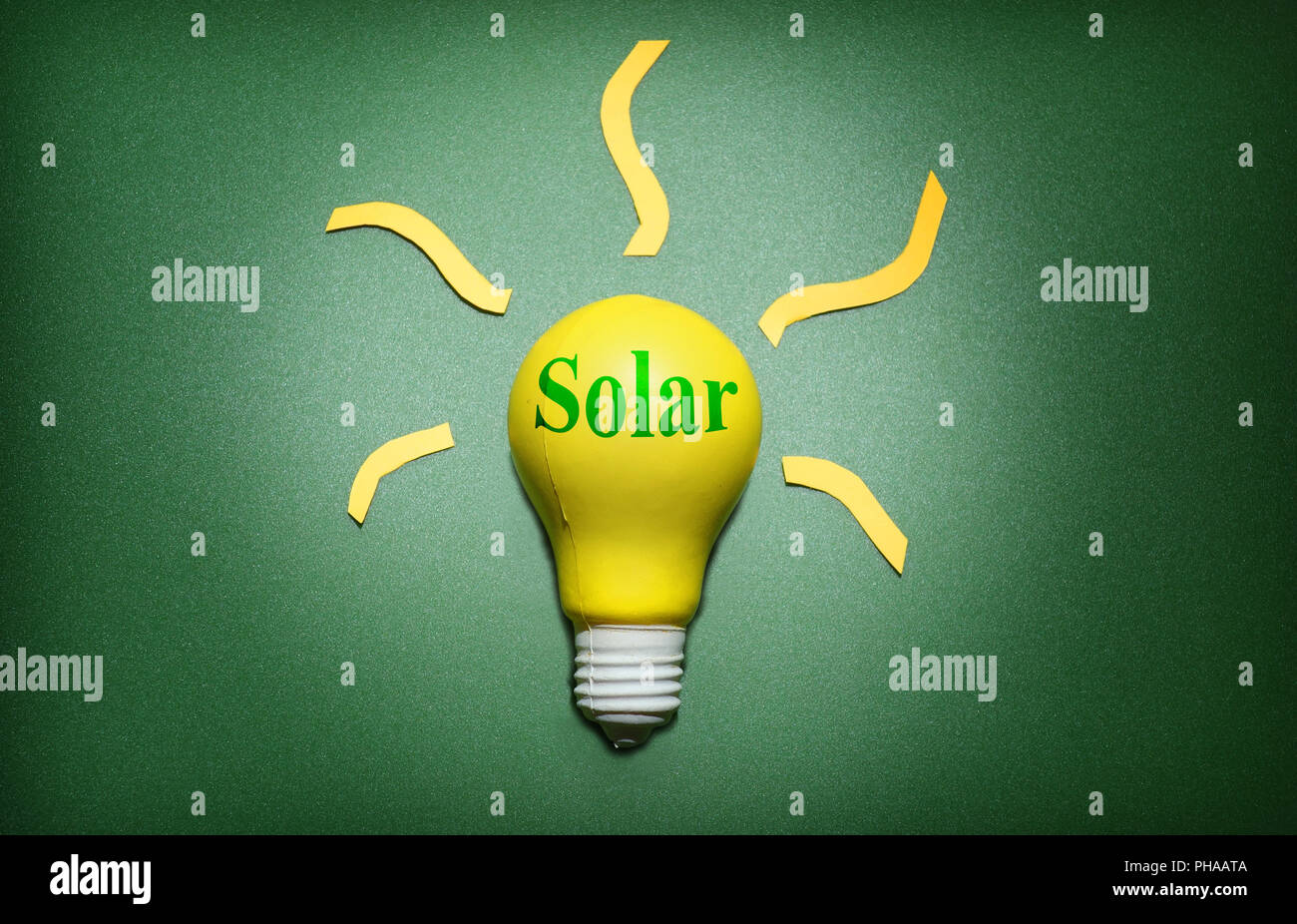 Solar light bulb Stock Photo - Alamy