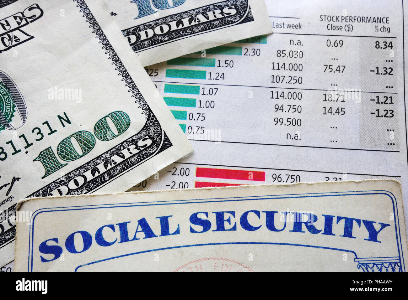 stock and soc sec Stock Photo - Alamy