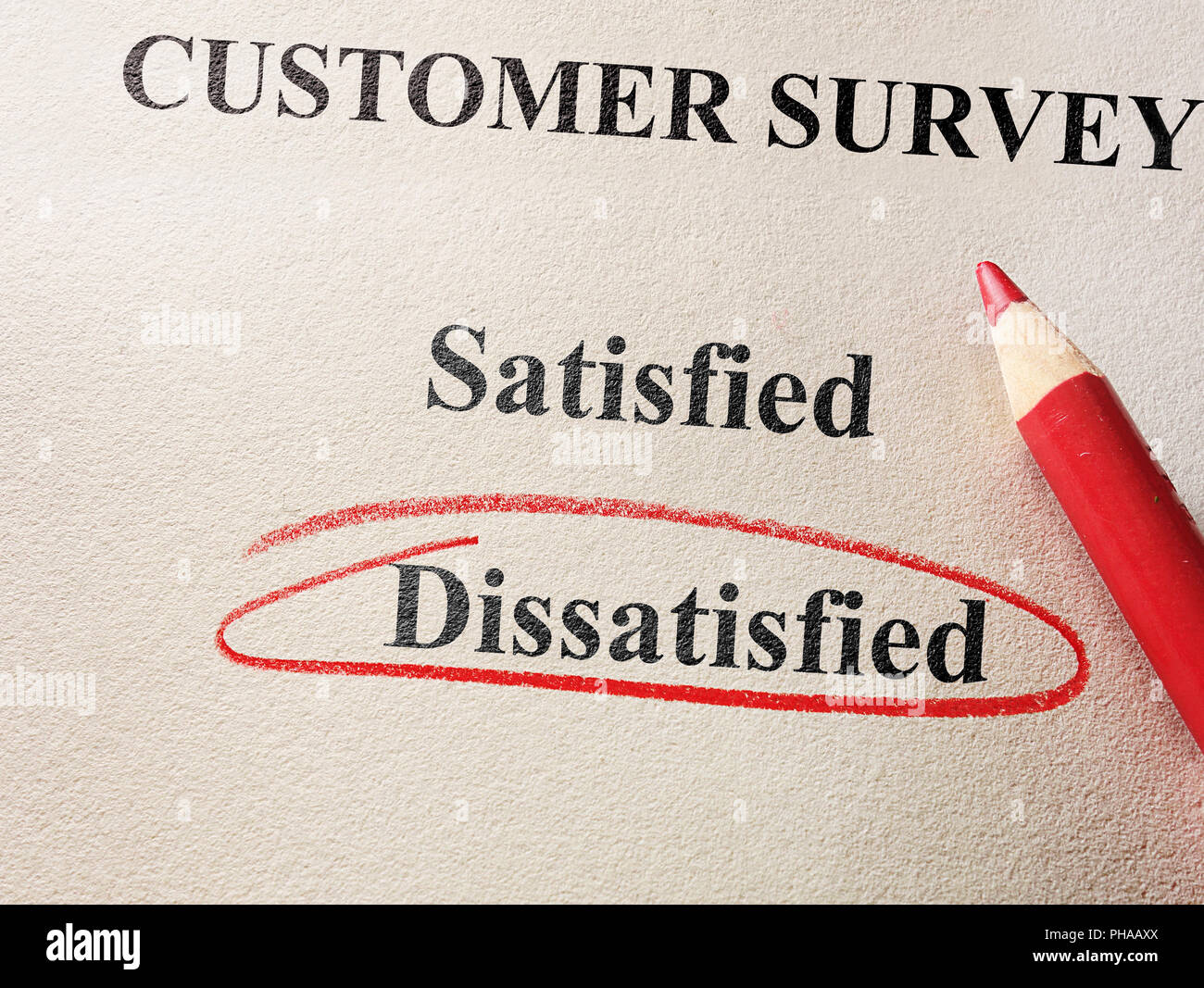 Dissatisfied Customer