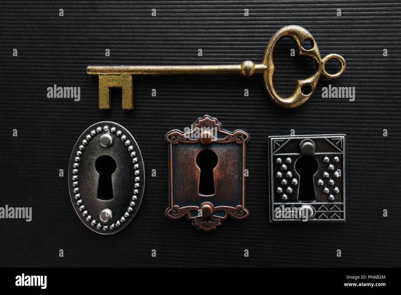 Three locks hi-res stock photography and images - Alamy