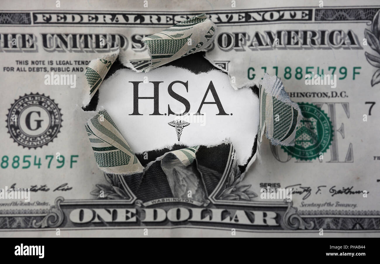 HSA dollar concept Stock Photo - Alamy