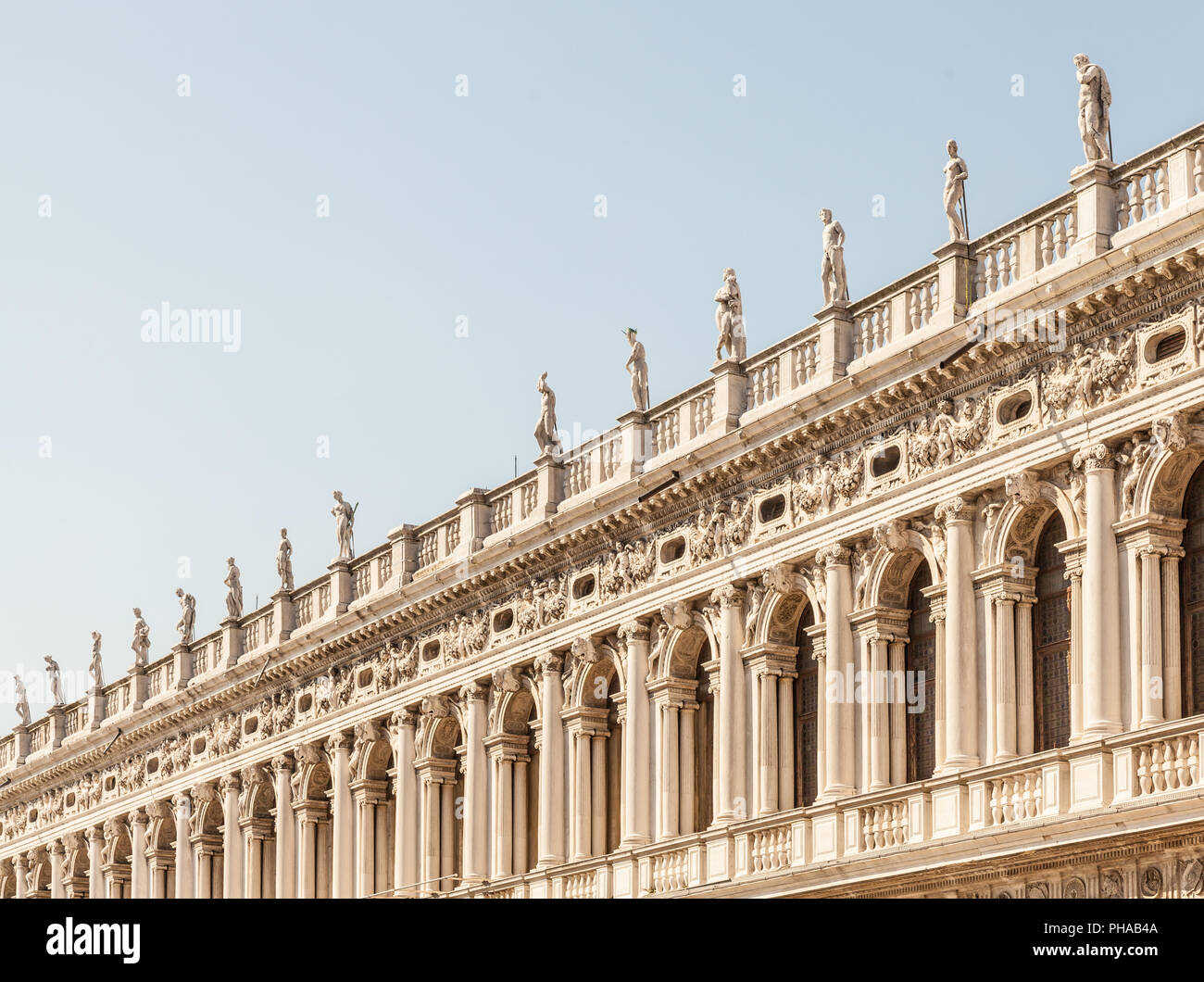 Venice, Italy - Columns perspective Stock Photo - Alamy