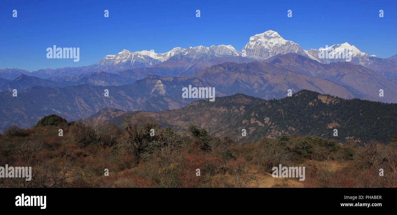Dhaulagiri range hi-res stock photography and images - Alamy