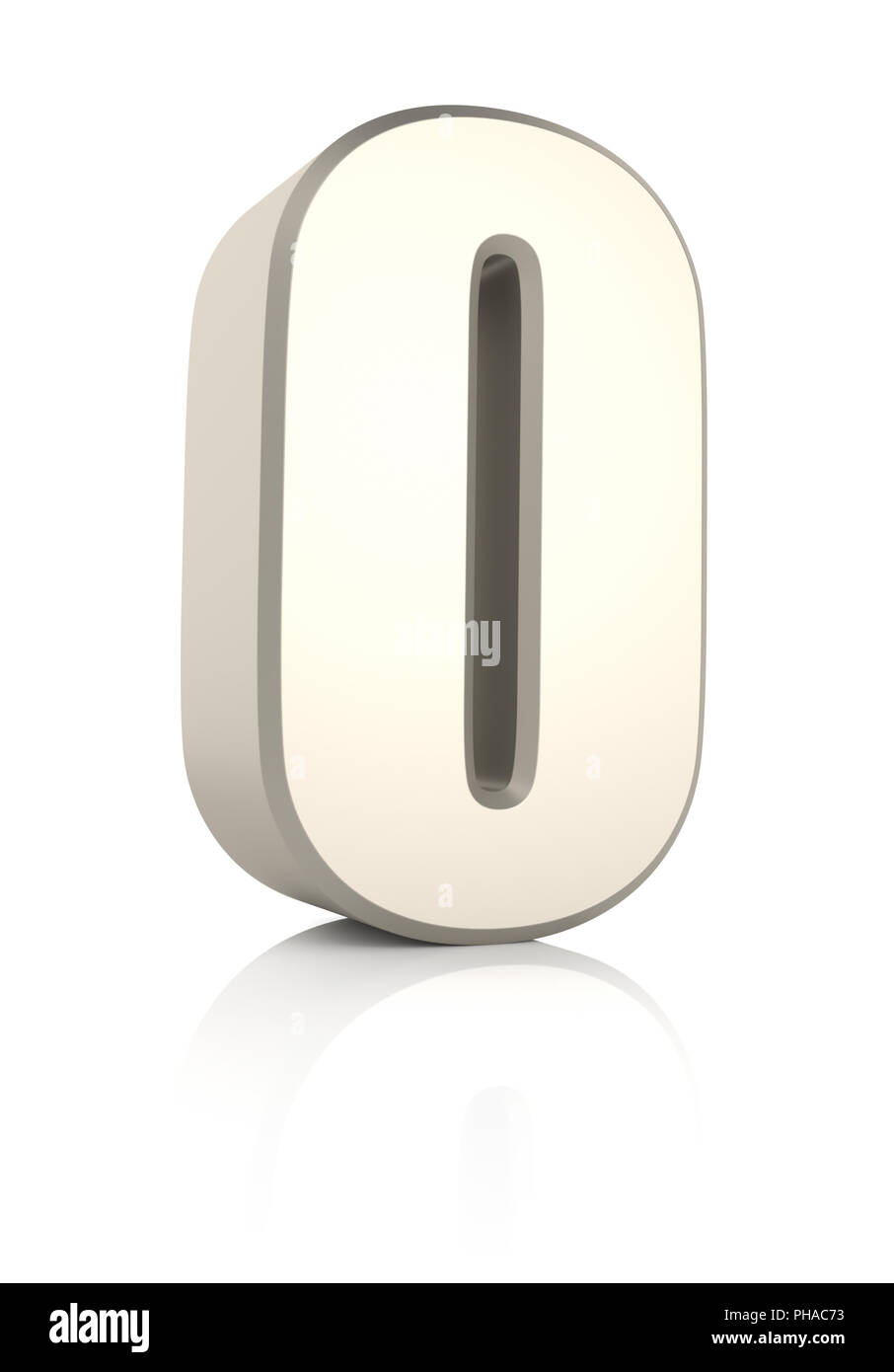 Letter O Isolated on White Background Stock Photo - Alamy