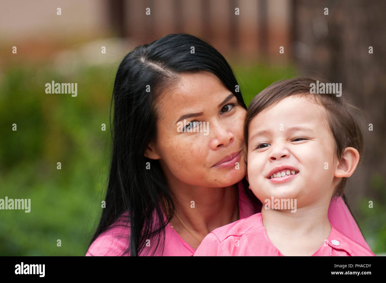 Woman and child Stock Photo - Alamy