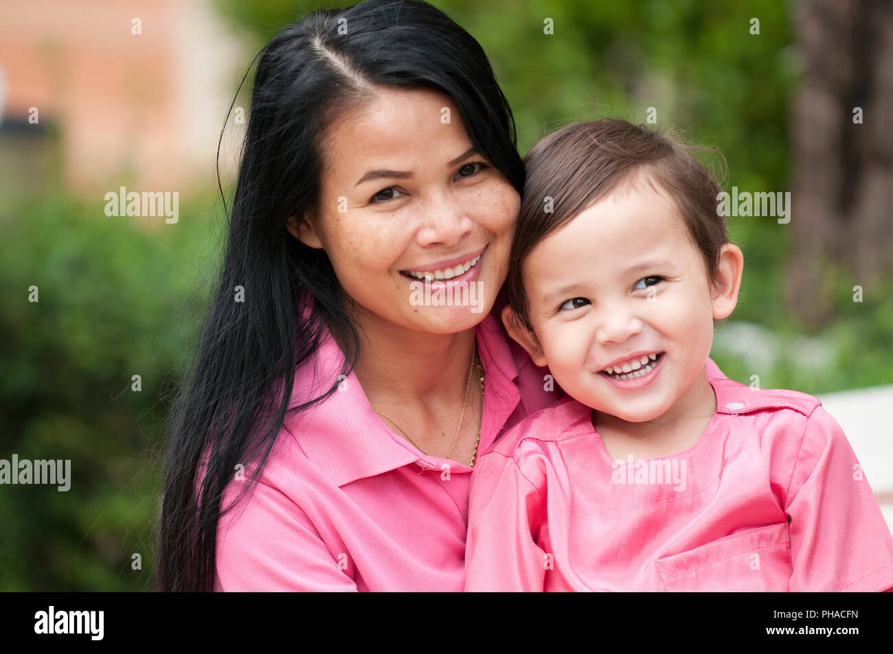 Woman and child Stock Photo - Alamy