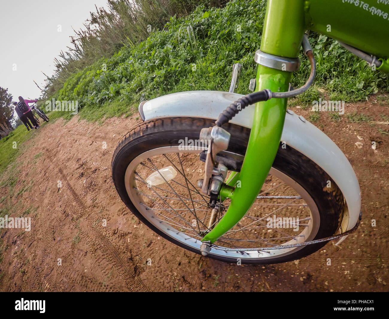 Muddy wheel of bicycle hi-res stock photography and images - Alamy