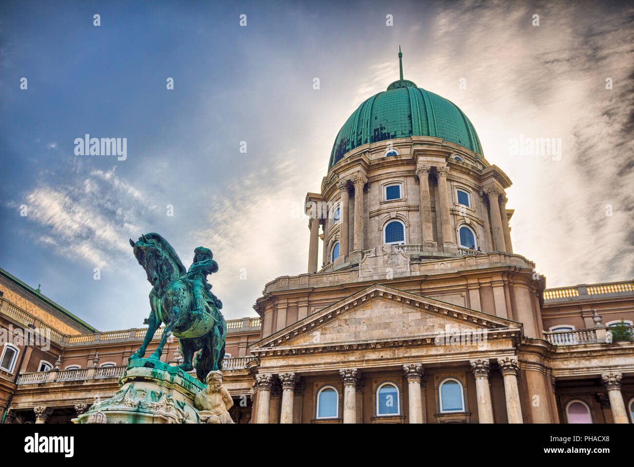 Hungary buda castle dome hi-res stock photography and images - Alamy