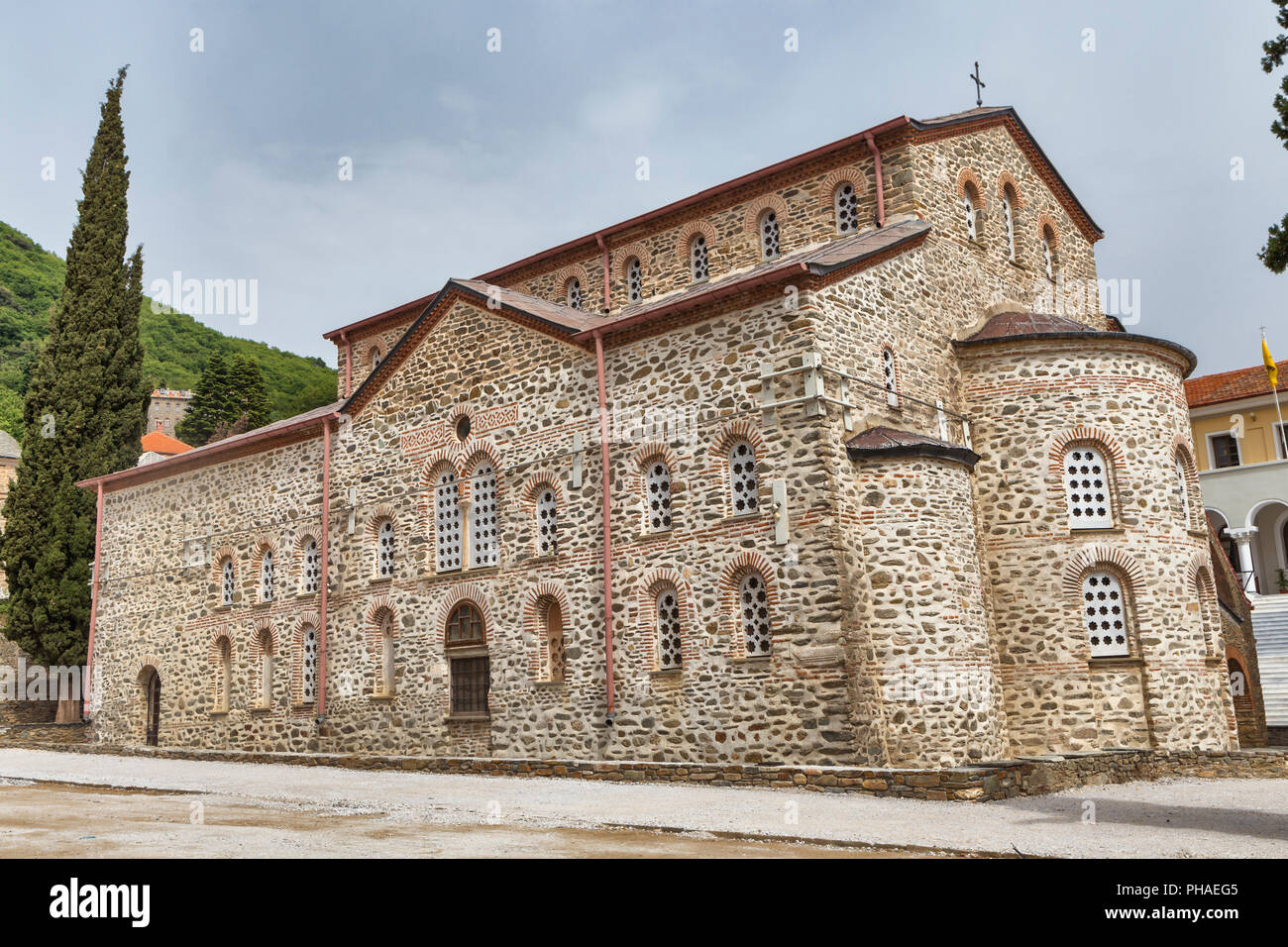 Protaton church (10th century), Karyes, Mount Athos, Athos peninsula ...