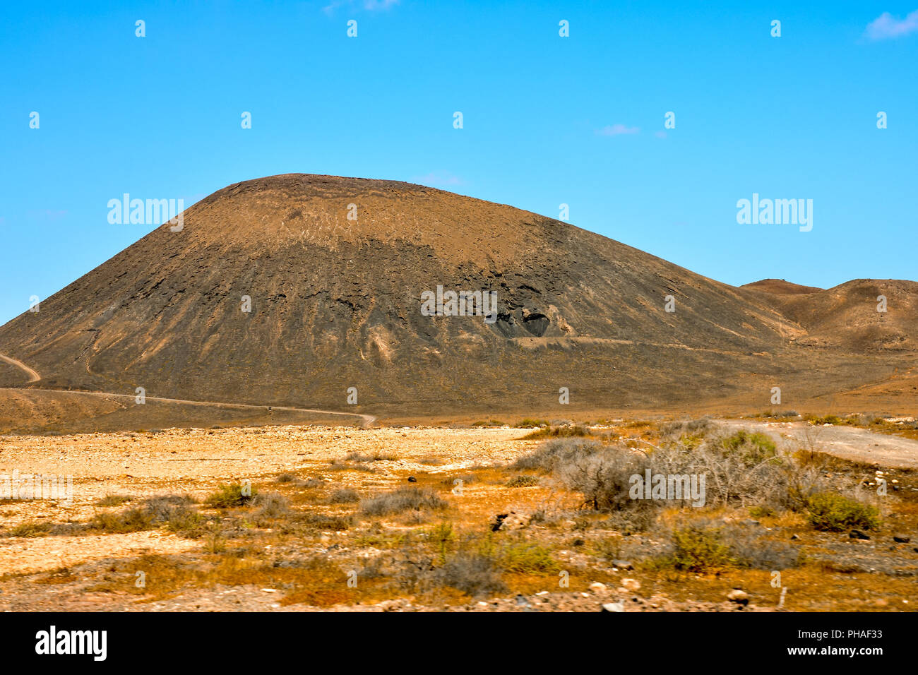 Dry Desert Landscape Stock Photo - Alamy