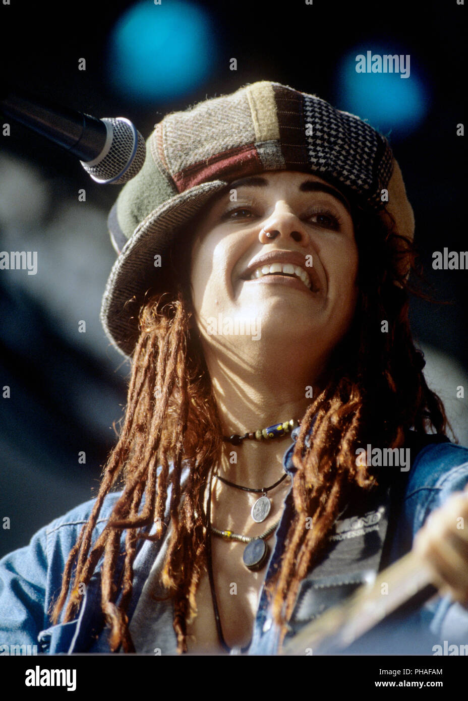 Linda Perry (4 Non Blondes) on 18.07.1993 in Bad Mergentheim. | usage ...
