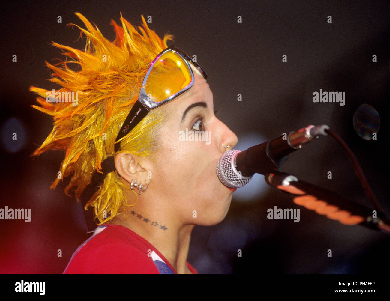 Christa Hillhouse (4 Non Blondes) on 01.07.1994 in Memmingen. | usage ...