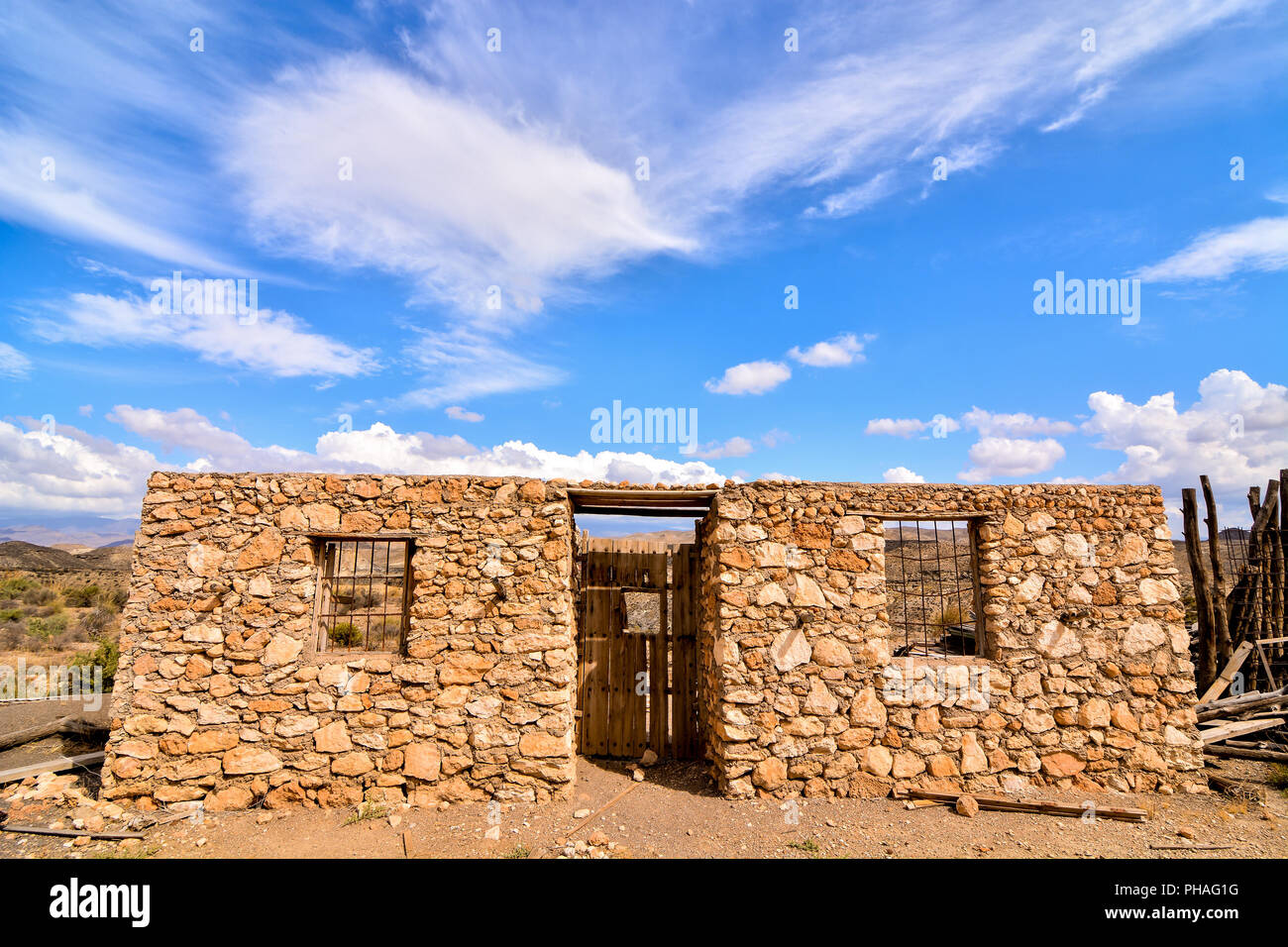 Dry Desert Landscape Stock Photo - Alamy