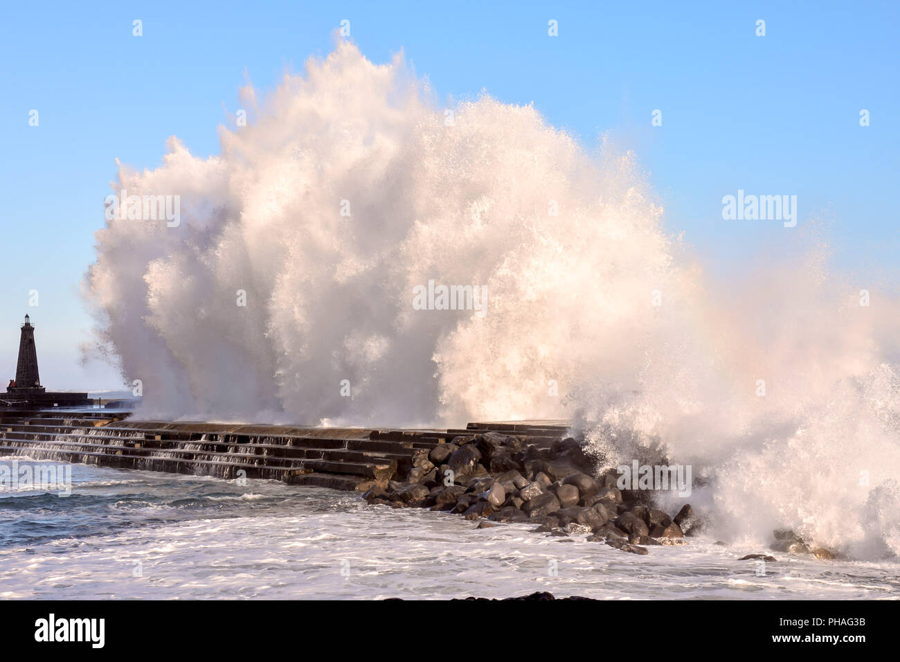 BIg Wave in the Ocean Stock Photo - Alamy