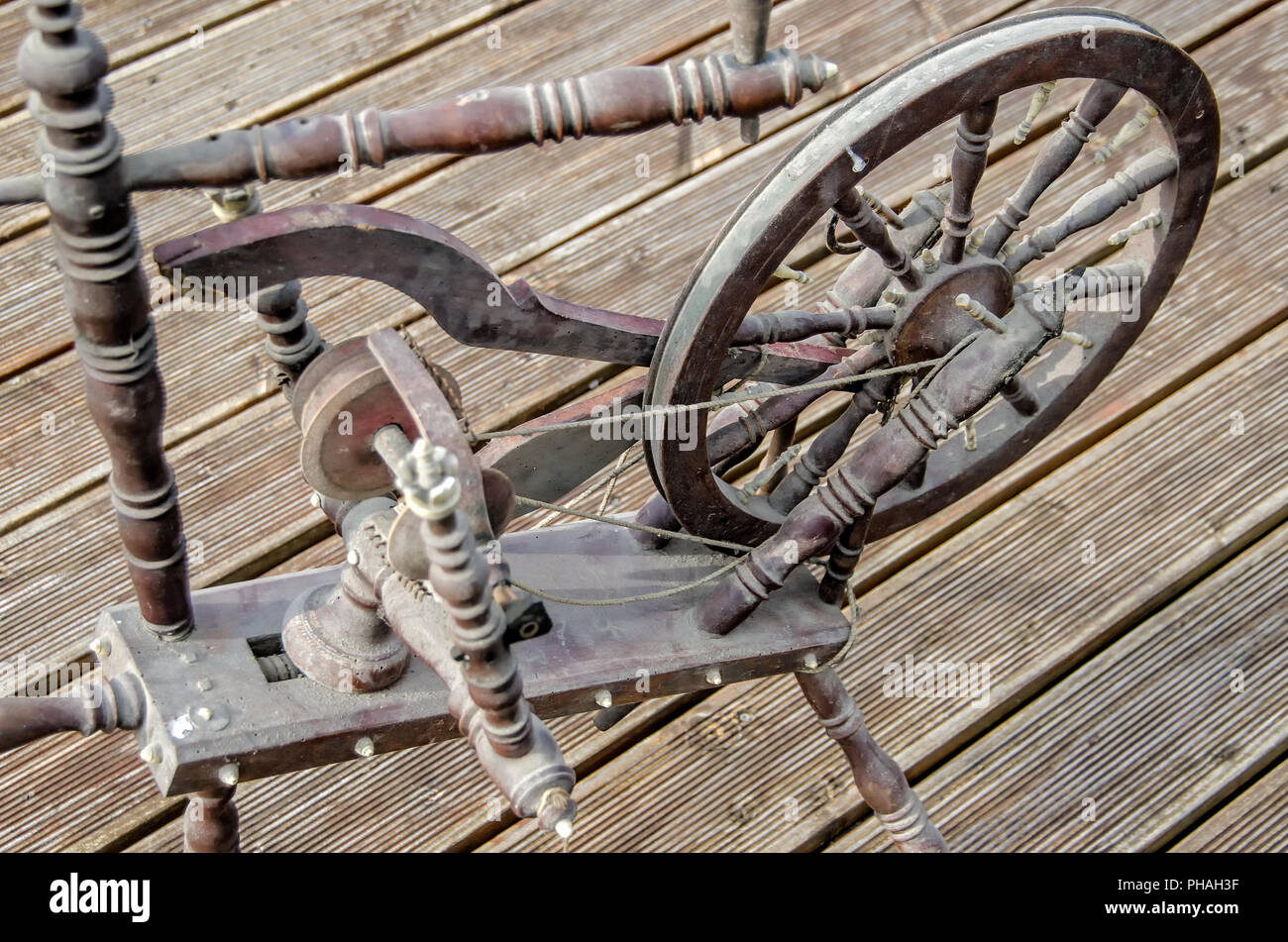 wheel Spinnig retro Stock Photo - Alamy